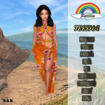 Second Life Marketplace - ((RBS)) Teesha - (WOMAN TEEN)